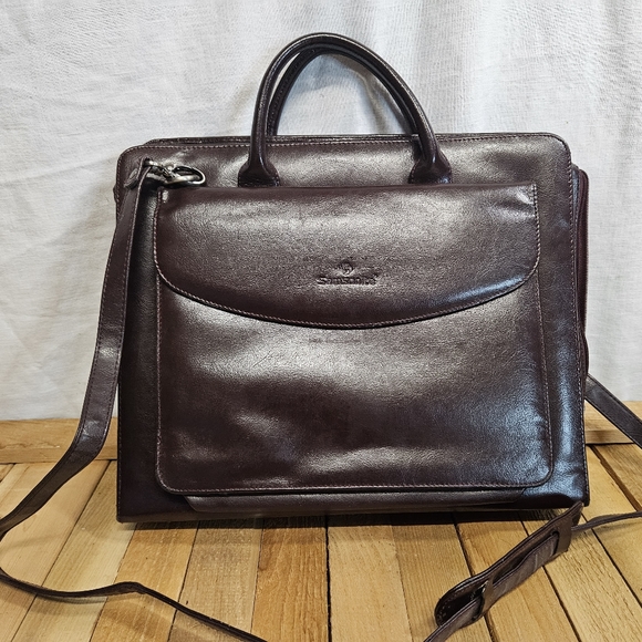 Samsonite | Bags | Vintage Samsonite Leather Messenger Artist Soft ...